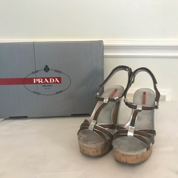 Prada | Shoes | Prada Wedges | Poshmark